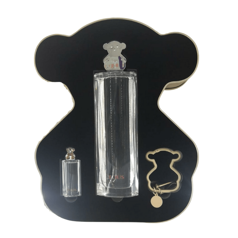 Tous Silver 100Ml / 4,5Ml / Llavero Bear Tous SET - Yauras Perfumería