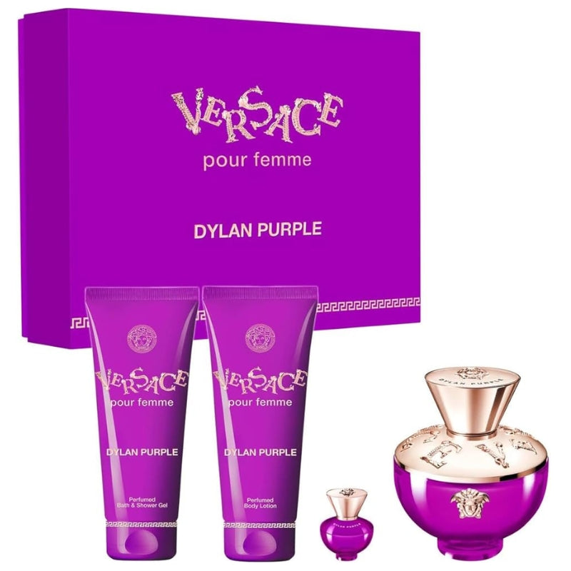 Versace Dylan Purple Edp100Ml+5Ml+Bl+Sg - Yauras Perfumería