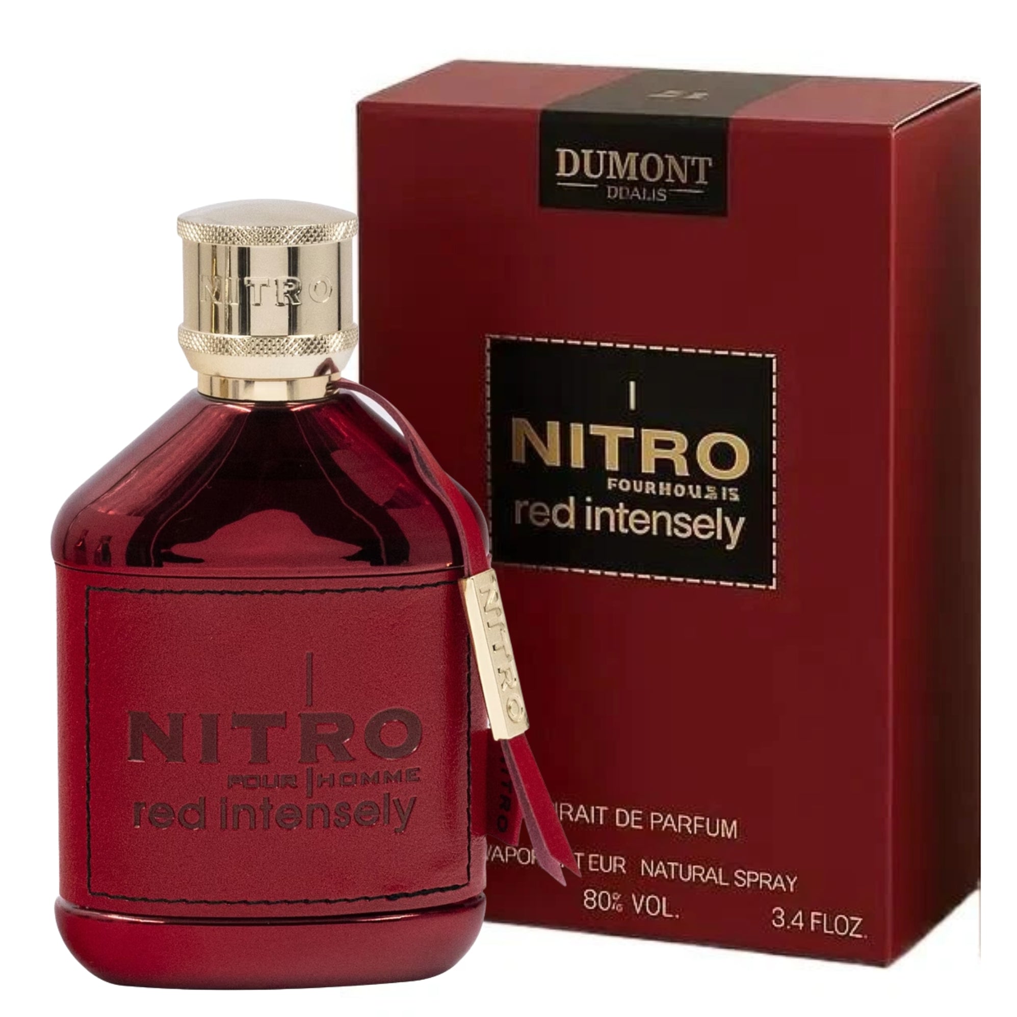 Dumont Nitro Red Intensely Edp 100Ml Hombre - Yauras Perfumería
