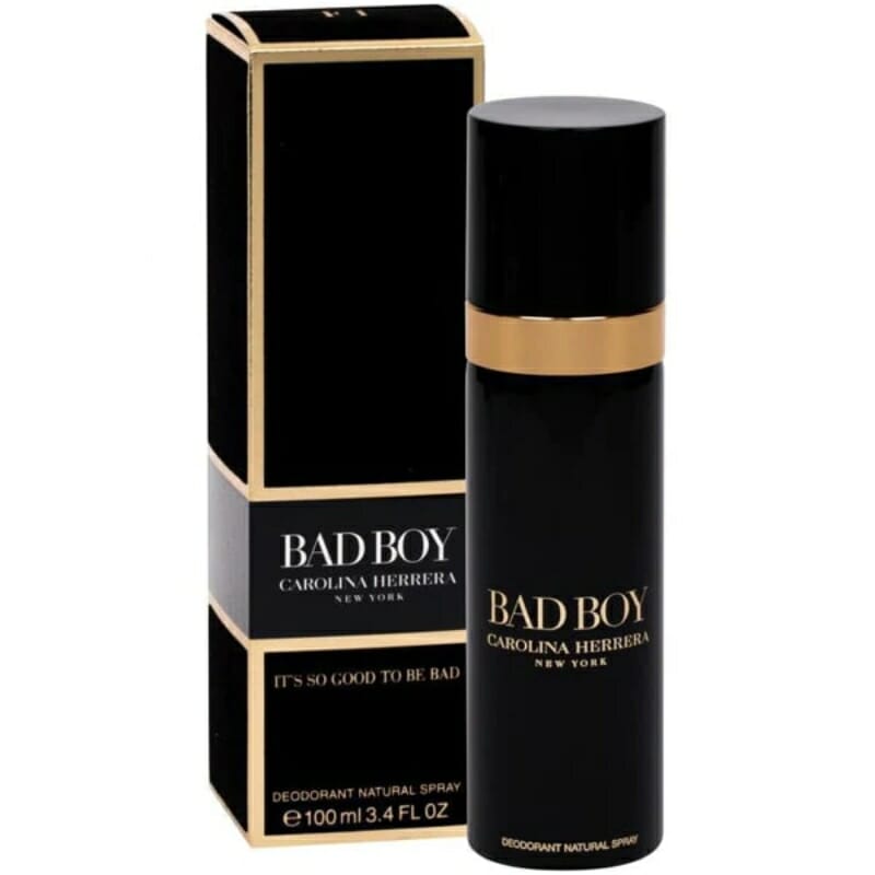 Carolina Herrera Bad Boy Deodorant Spray 100Ml - Yauras Perfumería